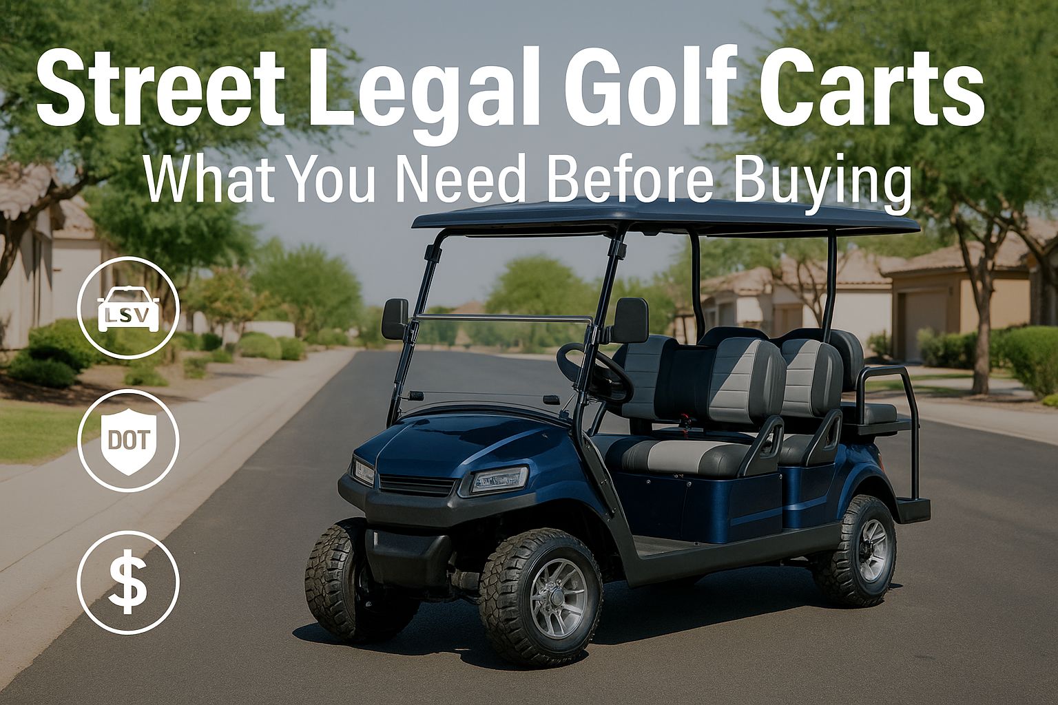 Street Legal Golf Carts 2025 Guide – LSV Requirements, Costs & Top Models